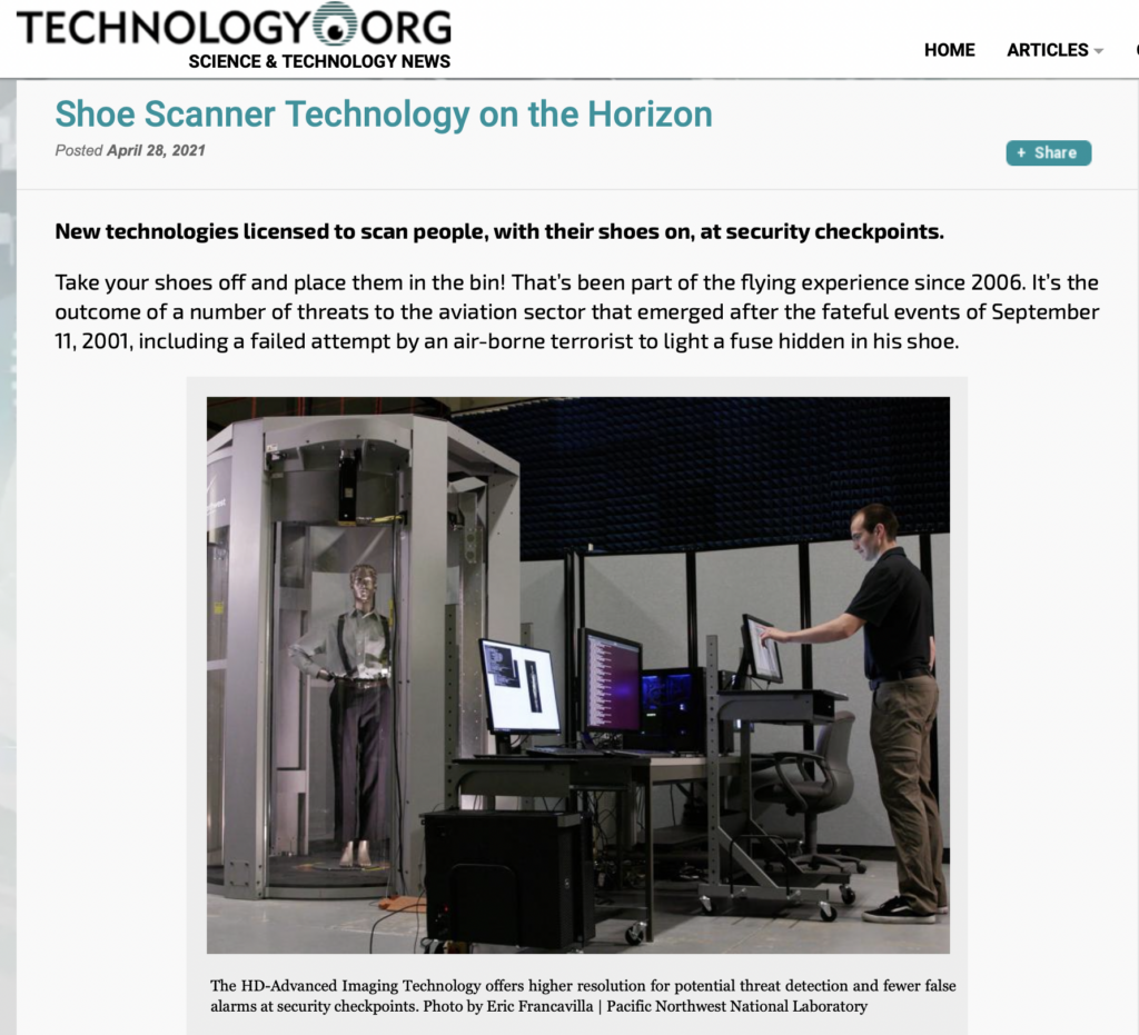 Shoe Scanner Technology on the Horizon - Liberty Defense